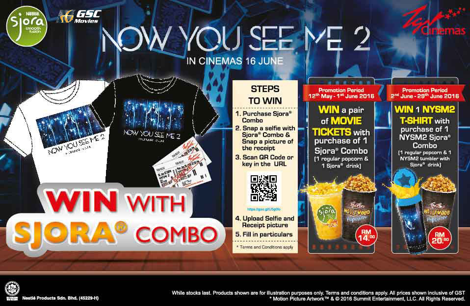 Win movie tickets and T-shirt | GSC Movies